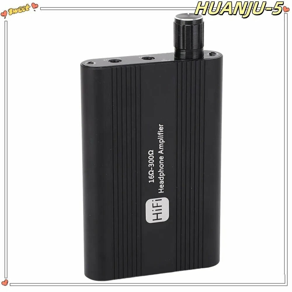 Портативный HiFi усилитель, двухступенчатое усиление и долгий срок работы, для любых наушников и проигрывателей