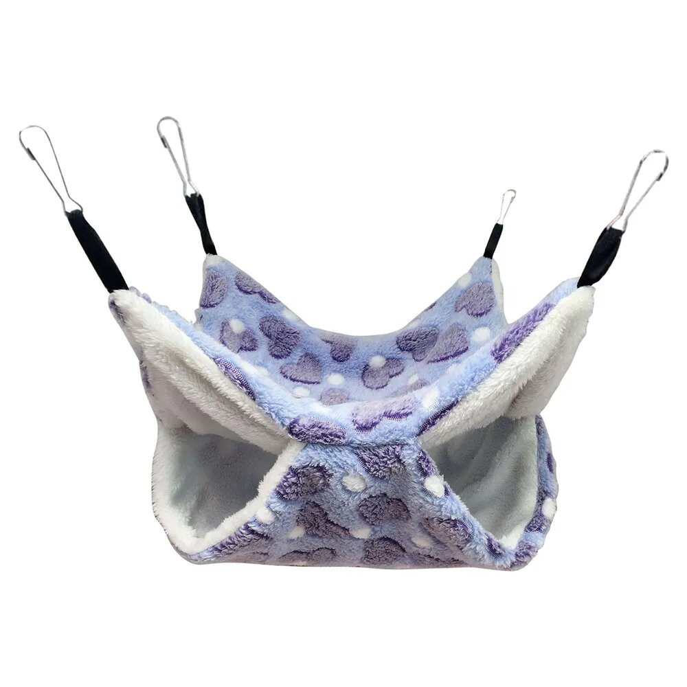 Небольшой гамак для домашних животных, также может быть использован как игрушка, подходит для хомяков и других мелких животных (20 см)