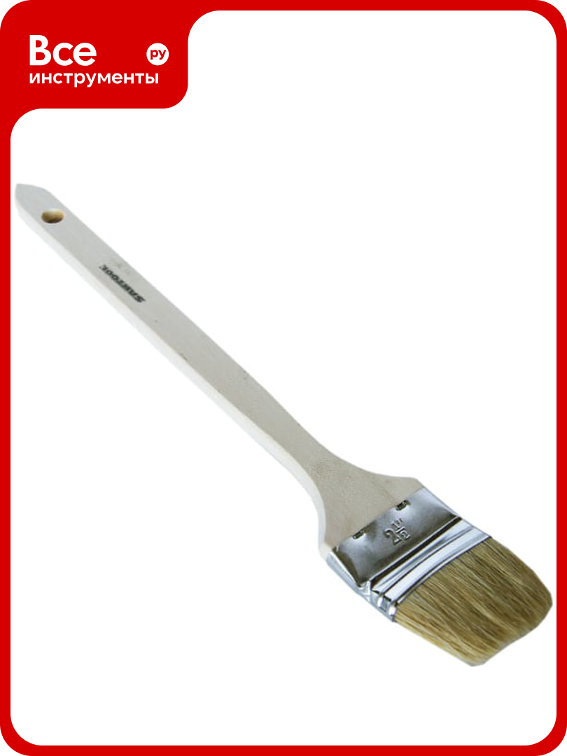 Радиаторная кисть SANTOOL 2,5 с деревянной ручкой 010140-012-025