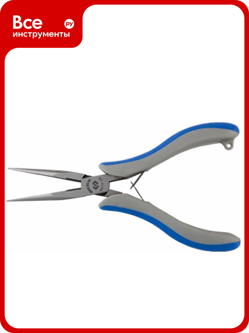 Удлиненные пассатижи утконосы, длина 157 мм KING TONY 6317-06