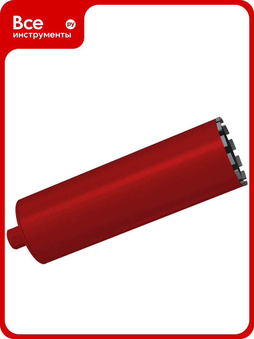 Сверло алмазное кольцевое сегментное BC L30 ø152/0450.12.1¼ Адель BCL30152450121 мокрое сверление в бетоне