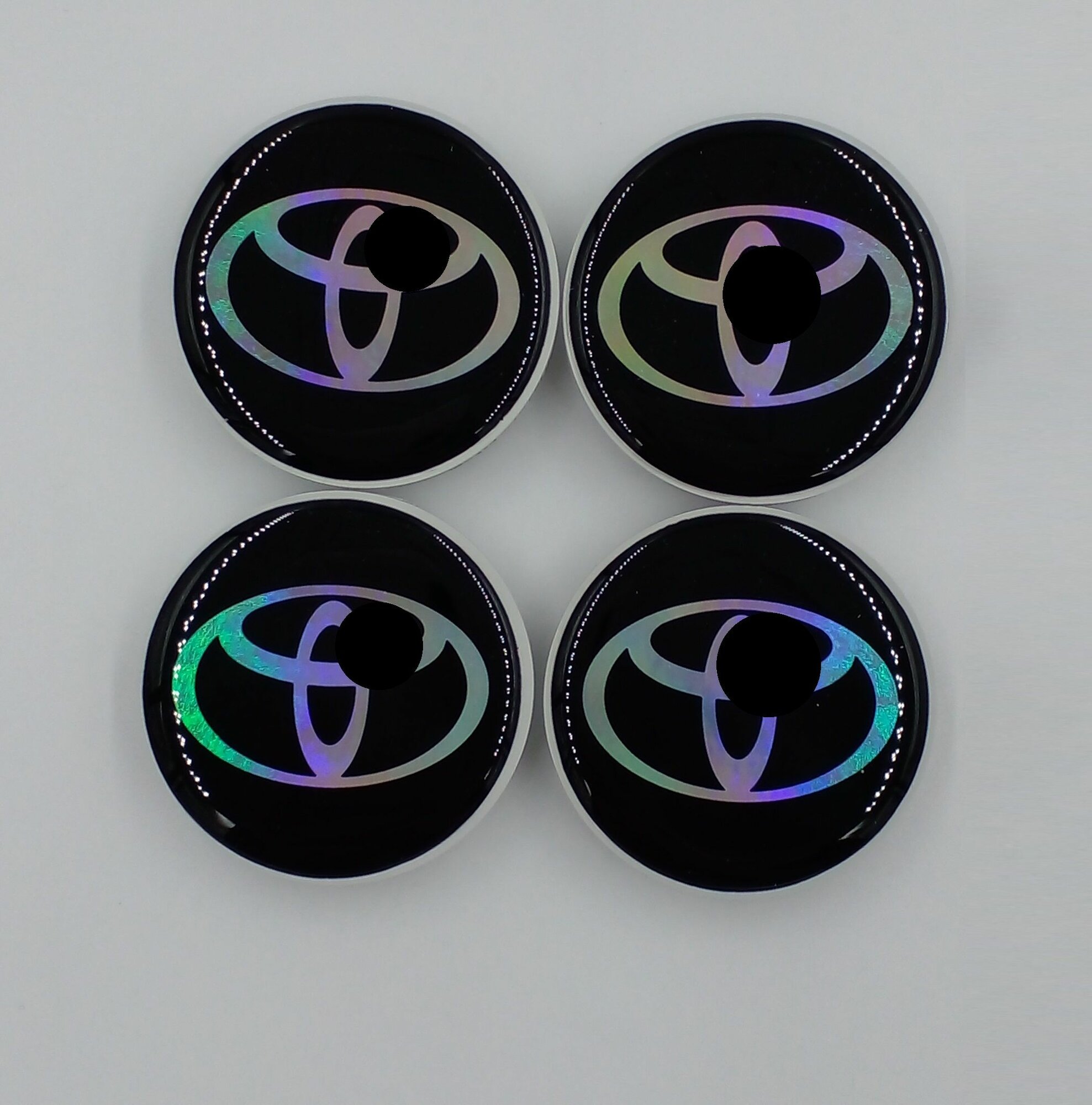 Колпачки заглушки на литые диски с эмблемой 54 мм 4 шт