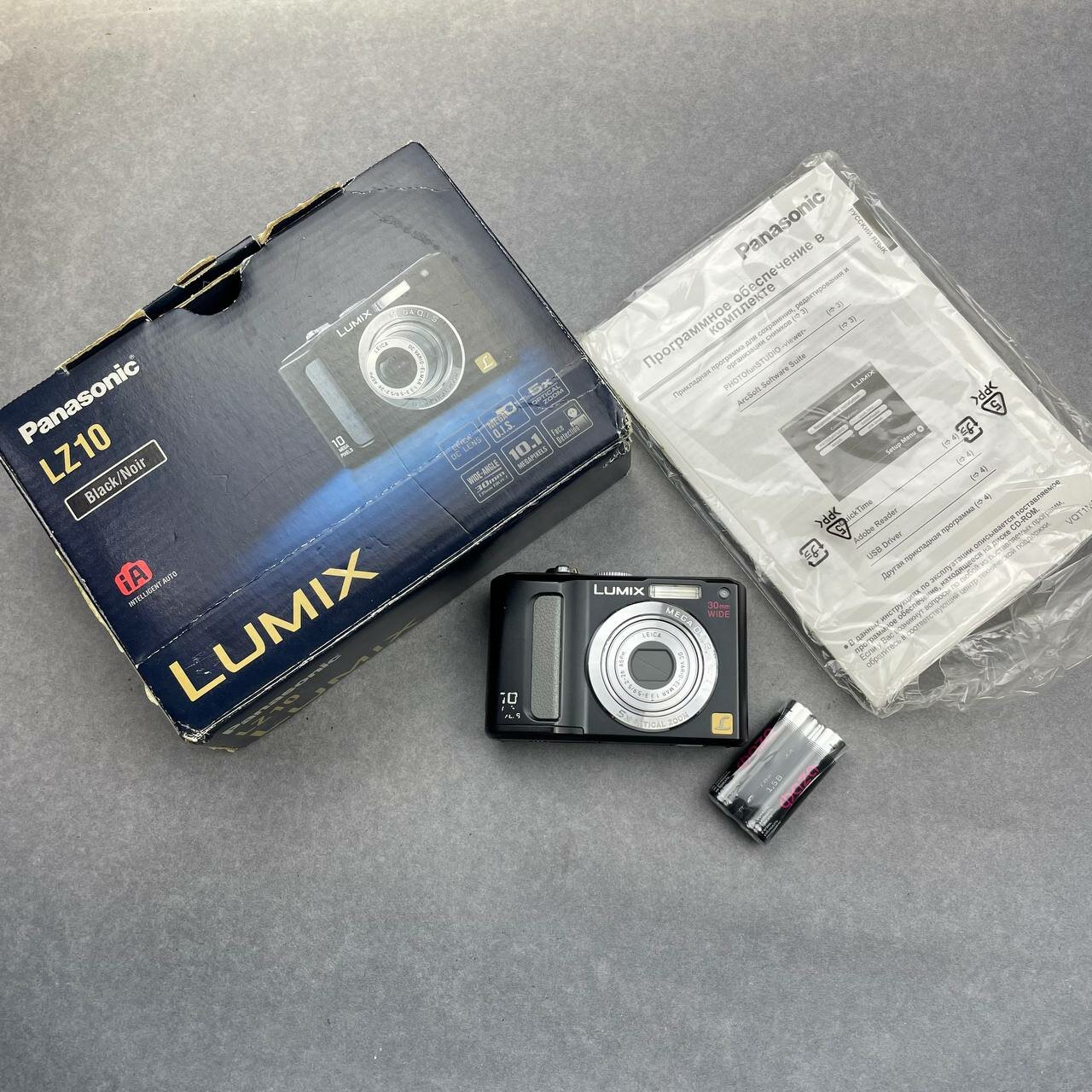 Цифровой компактный фотоаппарат Panasonic Lumix DMC-LZ10, с коробкой