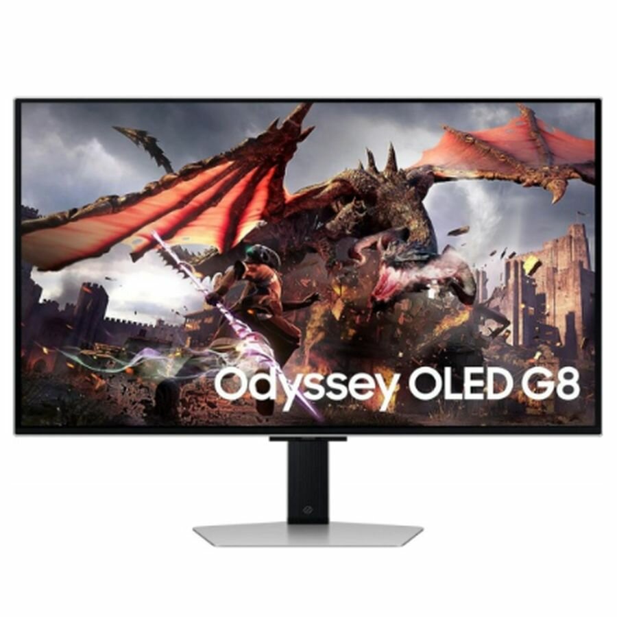 32" Монитор Samsung Odyssey OLED G8 (LS32DG800SIXCI) серебристый - 3840x2160 4K@240Гц, OLED, 0,03 мс, 250 кд/м2, 178/178, DisplayPort, HDMI