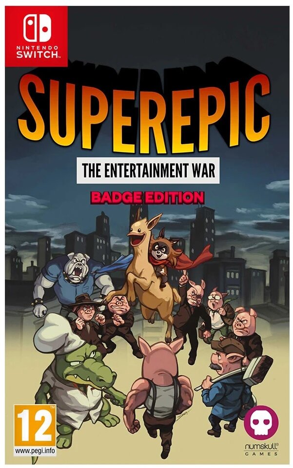 SuperEpic: The Entertainment War - Badge Edition [Nintendo Switch, английская версия]