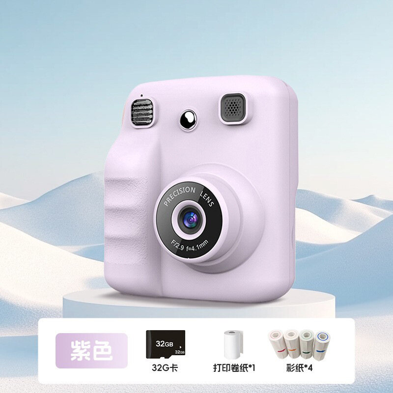 Кросс-бордерная новая мгновенная камера портативная поляроидная детская термопечатная камера подарок на День детей