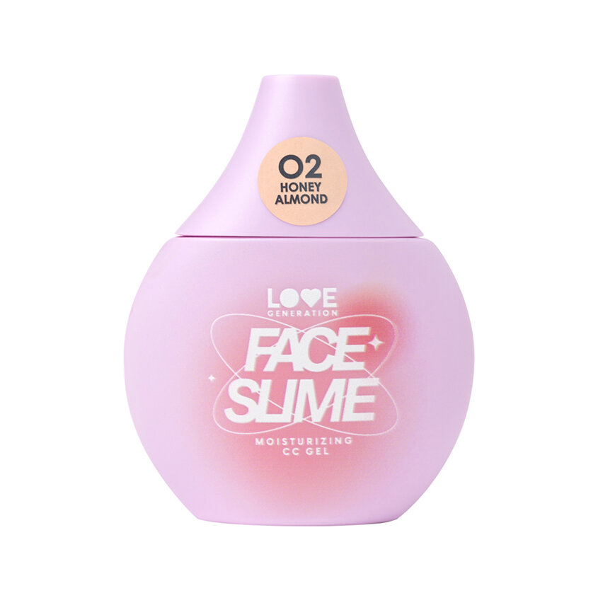 CC-гель для лица LOVE GENERATION FACE SLIME увлажняющий тон 02 Honey almond