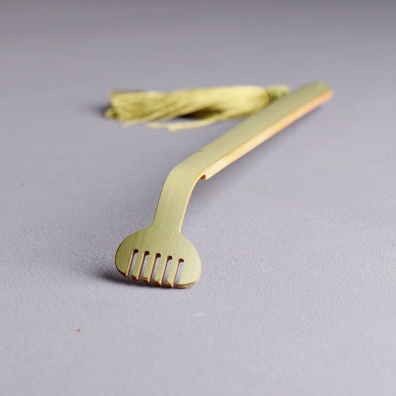 Новый ручной работы фиолетовый бамбуковый скребок для спины, складной традиционный скребок для спины для пожилых, мастерство изготовления