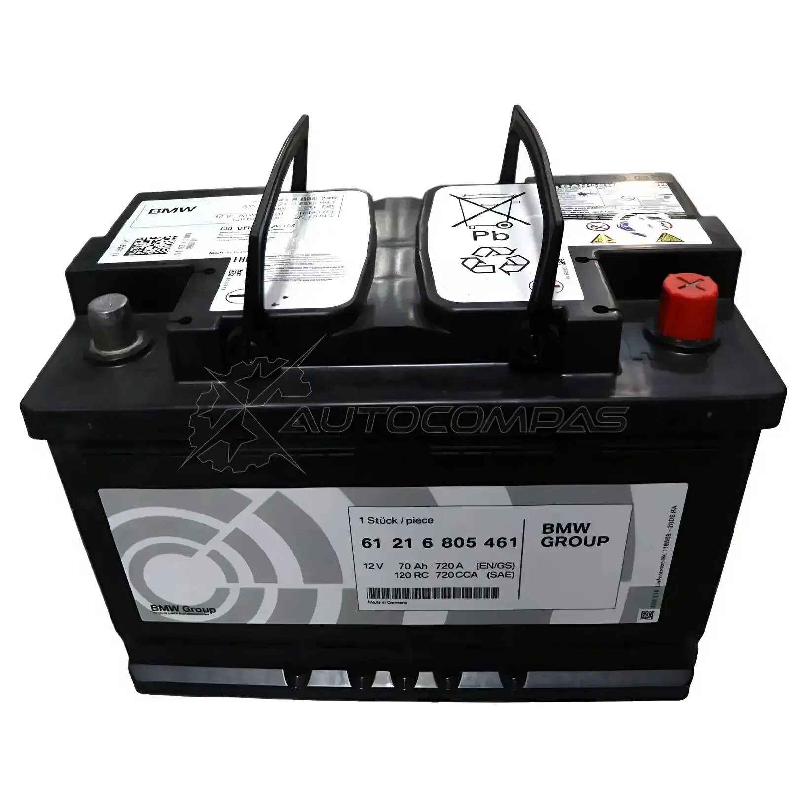 Аккумулятор 70AH 760A AGM BMW 23216050 DY8 MTN 61216805461