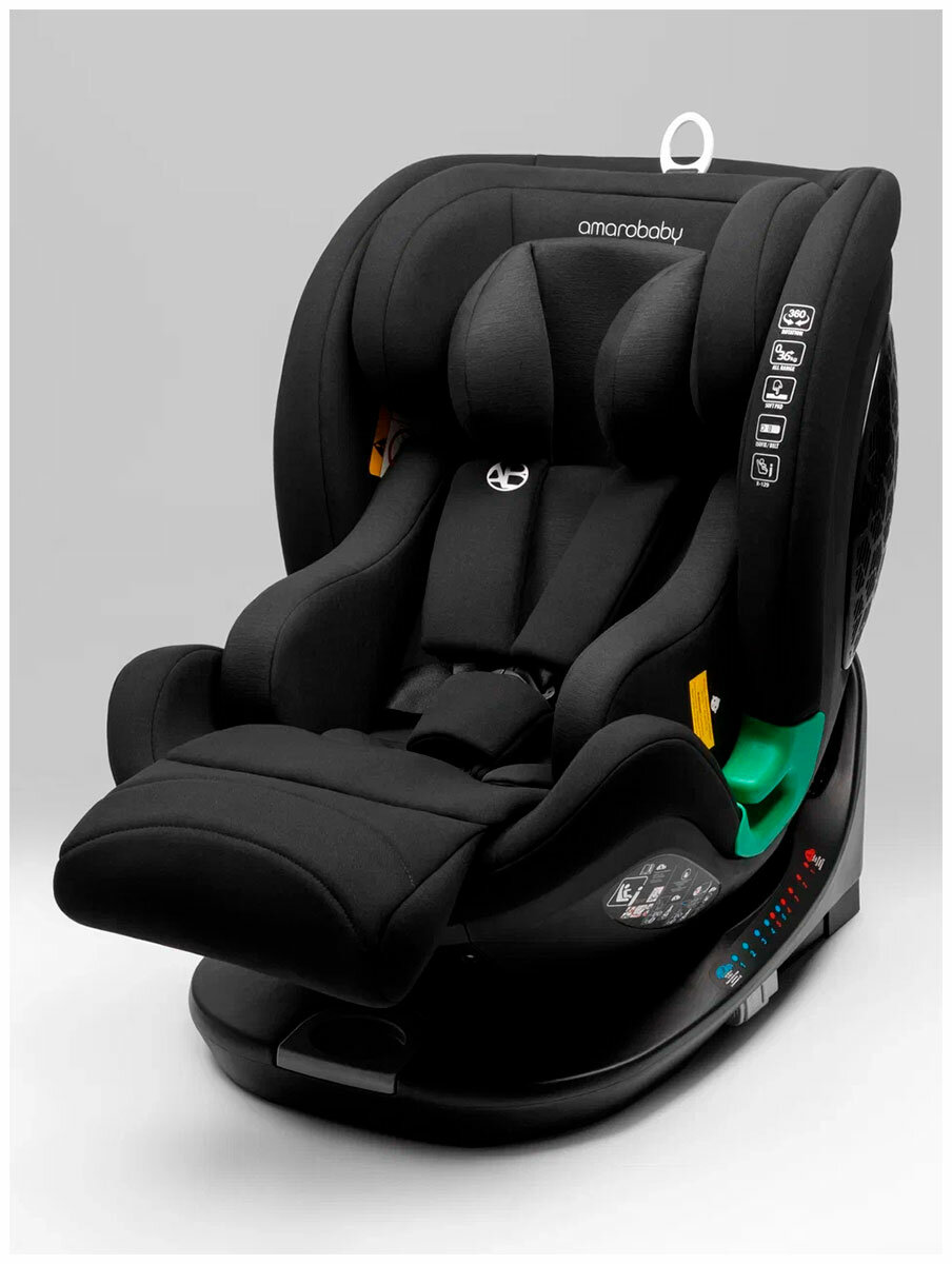 Автокресло Amarobaby Triumph i-Size 40-150 см, черный