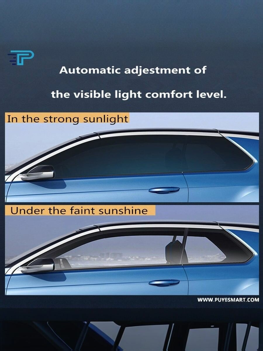 Пленка для окон с переменной прозрачностью 21 см х 29 см