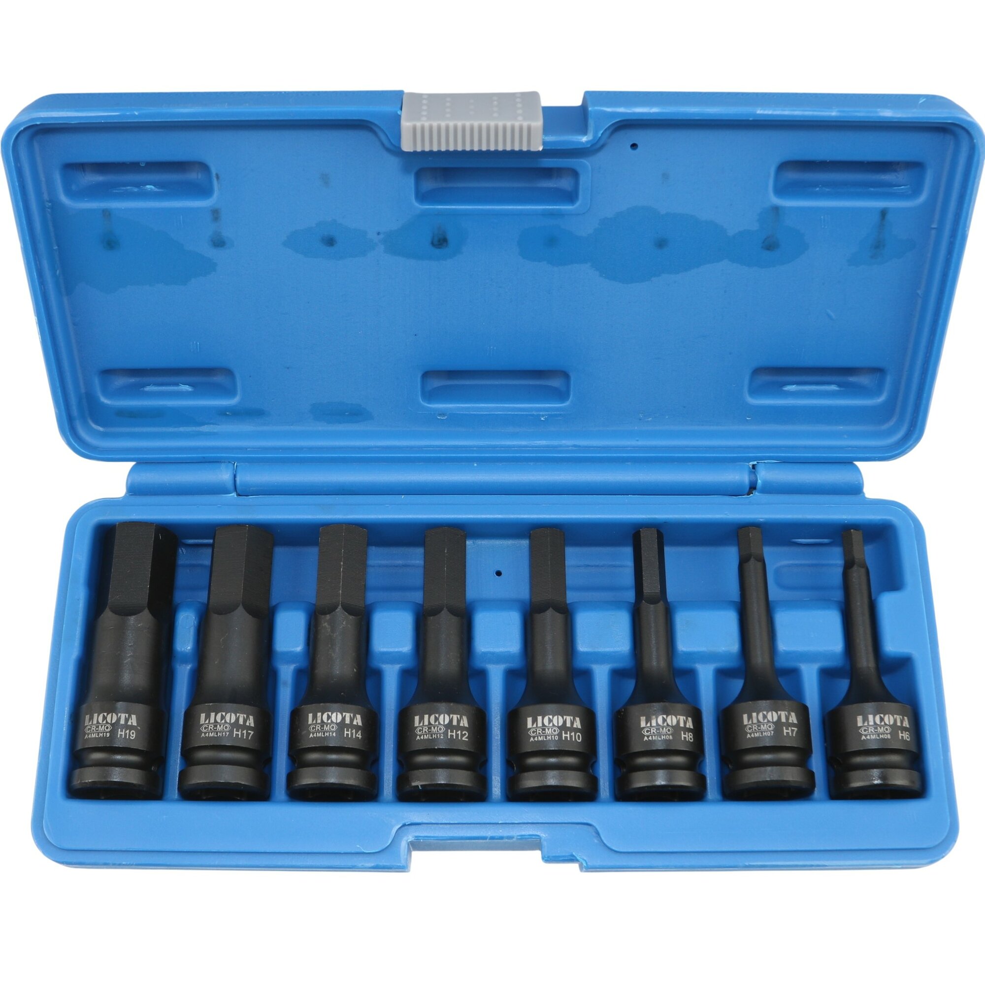 Licota ASA-40001 Набор шестигранников ударных 1/2" 6-19 мм 8пр.