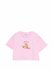 Футболка MOSCHINO, размер 116, coral pink