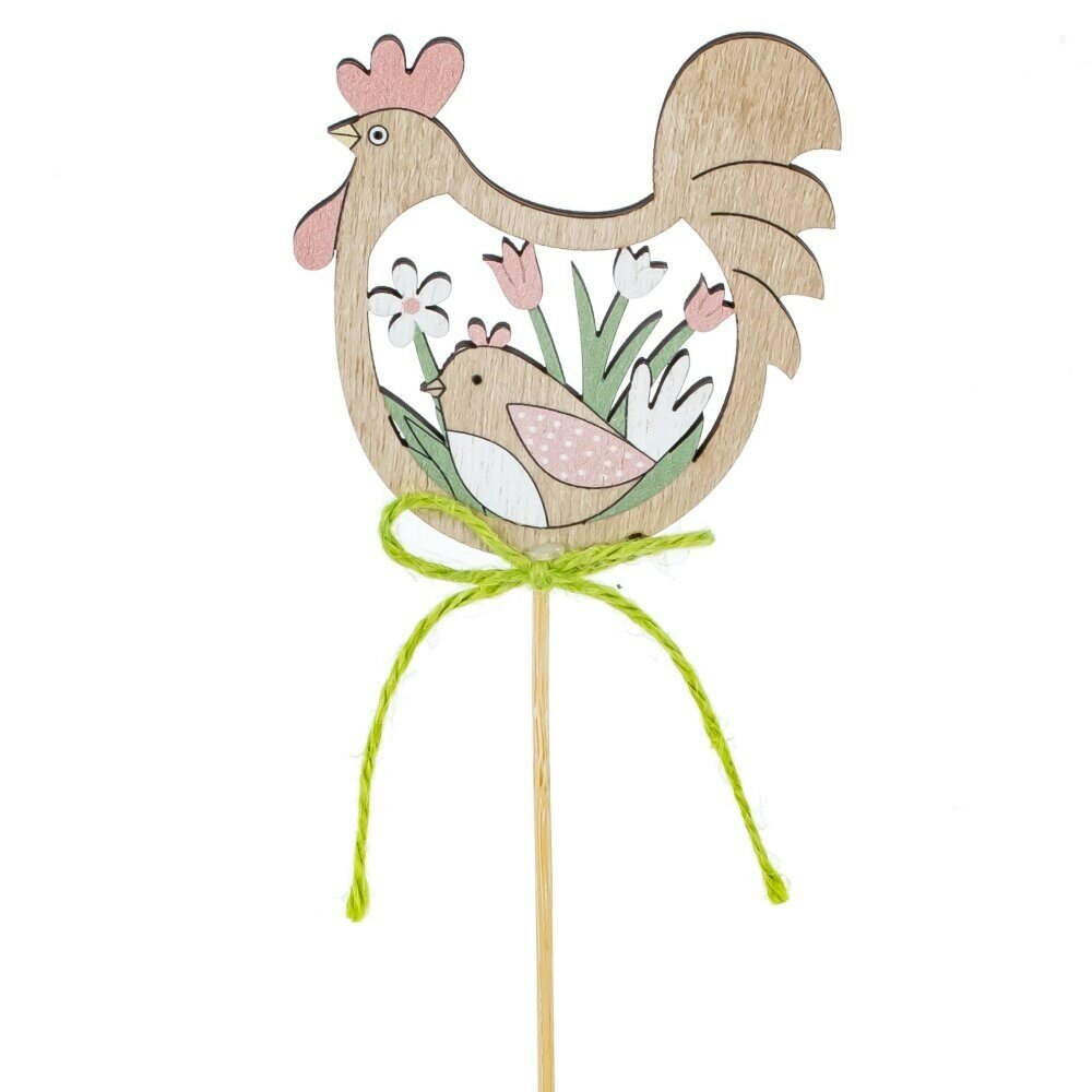 Изделие декоративное (вставка) "Курица" (7,5*0,5*8), L=7,5 W=0,5 H=31 см