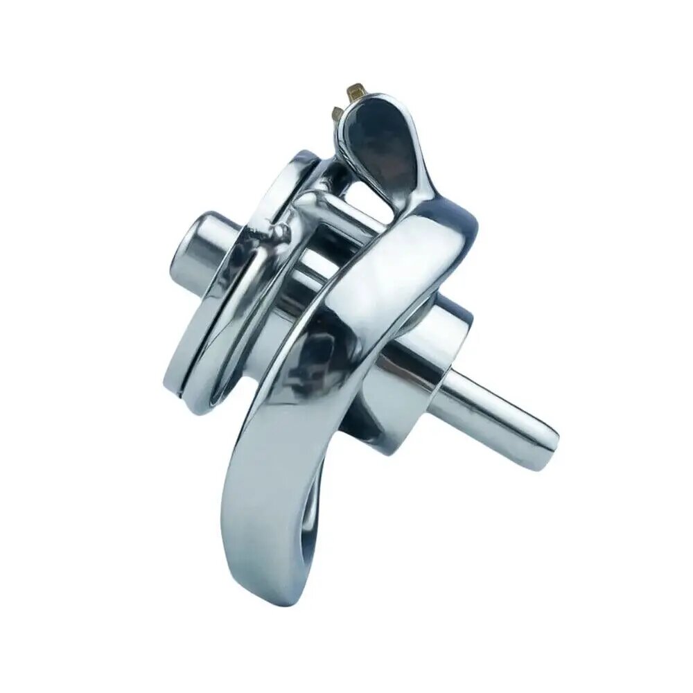 Мужское устройство целомудрия Sissy, перевернутая подключаемая плоская клетка 1 Set 45mm Arc Ring