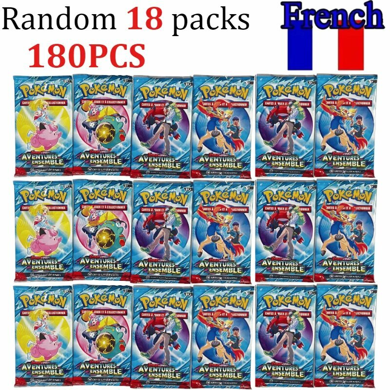 360 штук Французские Покемоновые карты 151 авентуры сбор Obsidian Flames Покемоновый Бустер Баттл Транзакционные Карды К