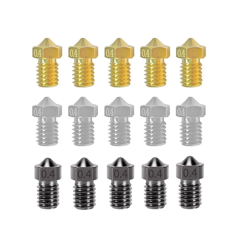Комплект сопел FLSUN T1 PRO T1-U 0.4 мм, Hardened Steel