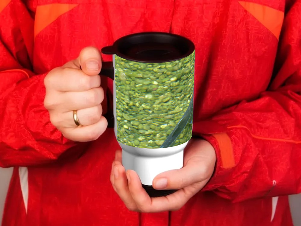 Тремокружка для авто с принтом "Стерлядь, рыбы, осетры ruthenus" 0.5 л.