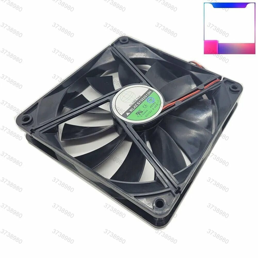 Эксклюзивный кулер GLOBE Fan RL4Z 135x135x25мм DC12V модель S1352512H с коннектором 2Pins