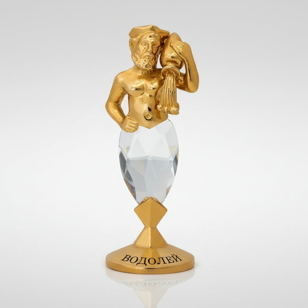 Фигурка Знак Зодиака - Водолей A7806 Crystal Temptations, Металл, кристалл