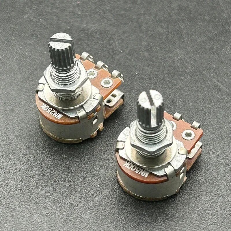 MAXCHEER 4х Потенциометры для гитары MN25/MN250K/MN500K Each of 2