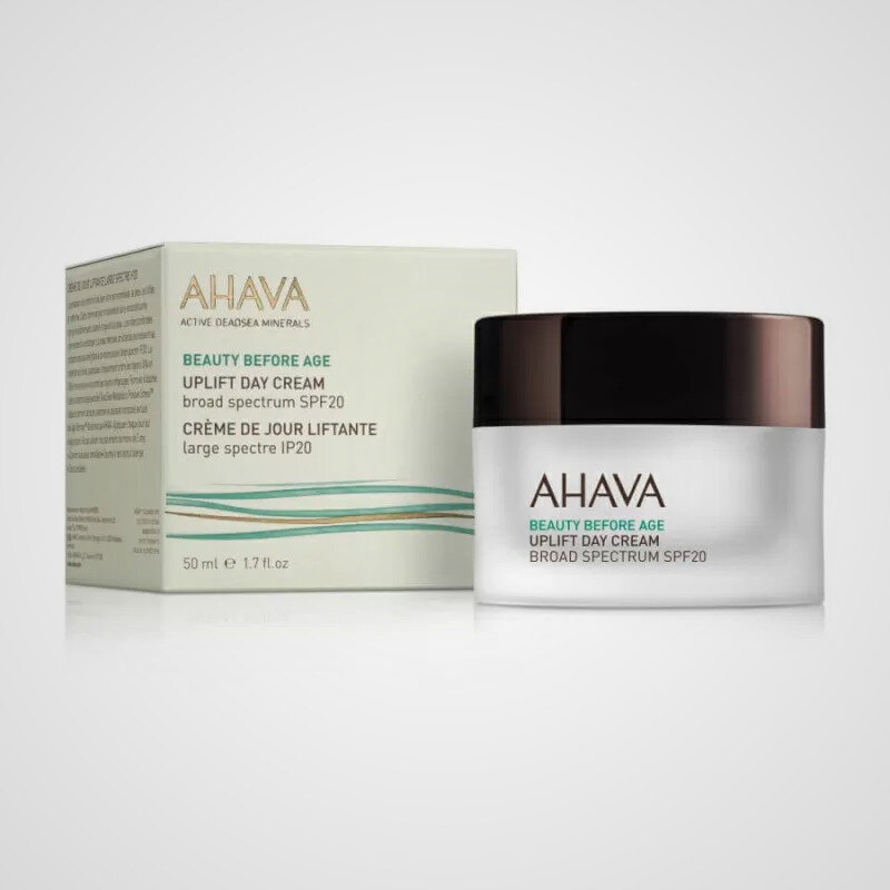 Дневной крем для подтяжки кожи лица с широким спектром защиты SPF 20 50 мл Ahava Beauty Before Age Uplift Day Cream SPF 20 Крем 50 мл