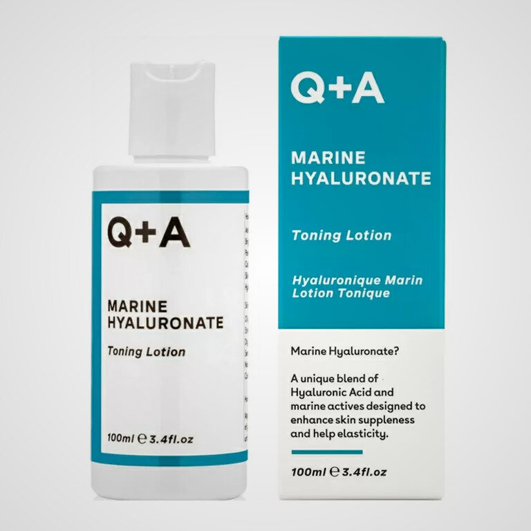 Тоник для лица Marine Hyaluronate Toning Lotion 100 мл Q+A Marine Hyaluronate Toning Lotion Тоник 100 мл