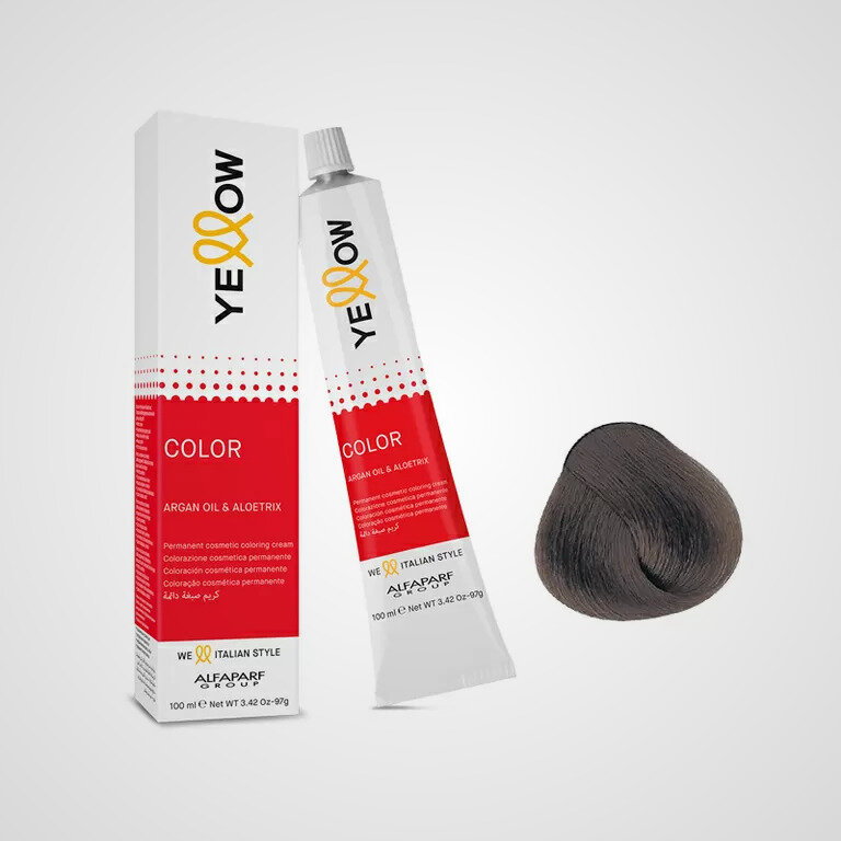 Ye Color Перманентная крем краска 8.32 100 мл YELLOW PROFESSIONAL Ye Color Permanent Coloring Cream Краска 100 мл