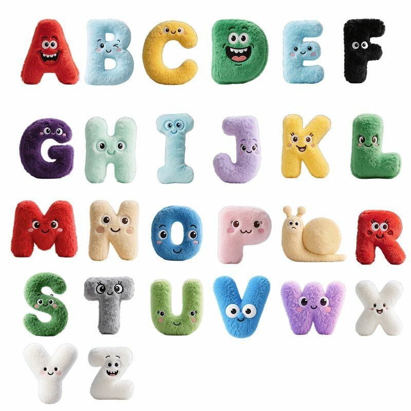 Алфавит Лора мягкая игрушка Alphabet буквы A-Z