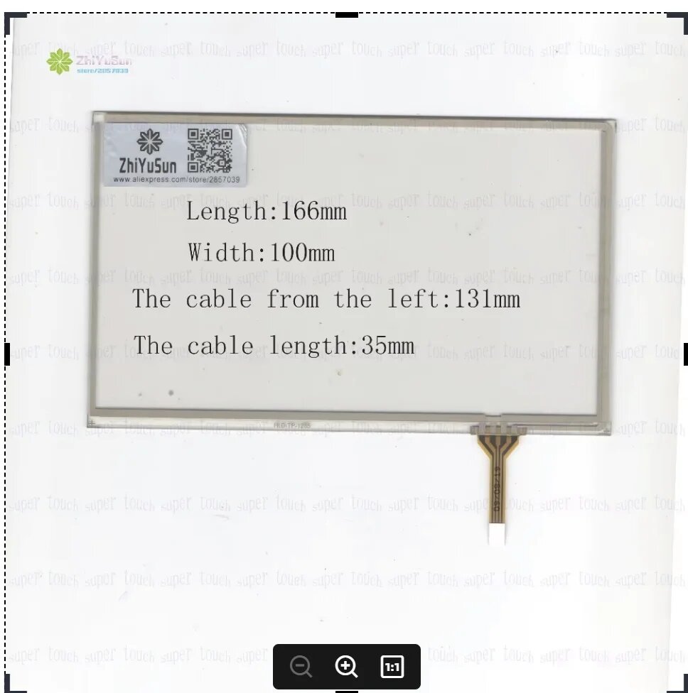 Для K135-M CN280H 7 дюймов 166 мм * 100 мм резистивный сенсорный экран планшета 166*100 для автомобильного DVD сенсорное стекло HLDTP1285