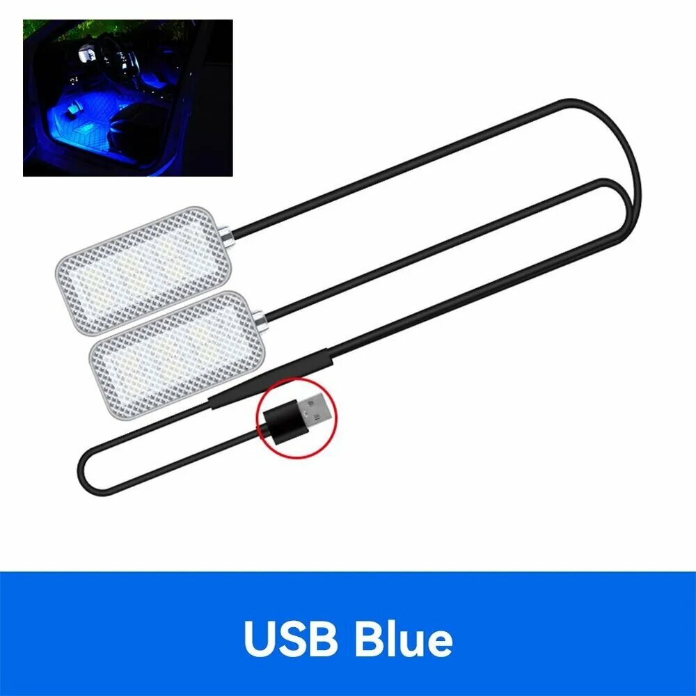 Эксклюзивная декоративная лампа для ног 12V 5V USB с питанием от прикуривателя, автомобильная LED подсветка салона, атмосферный автоаксессуар