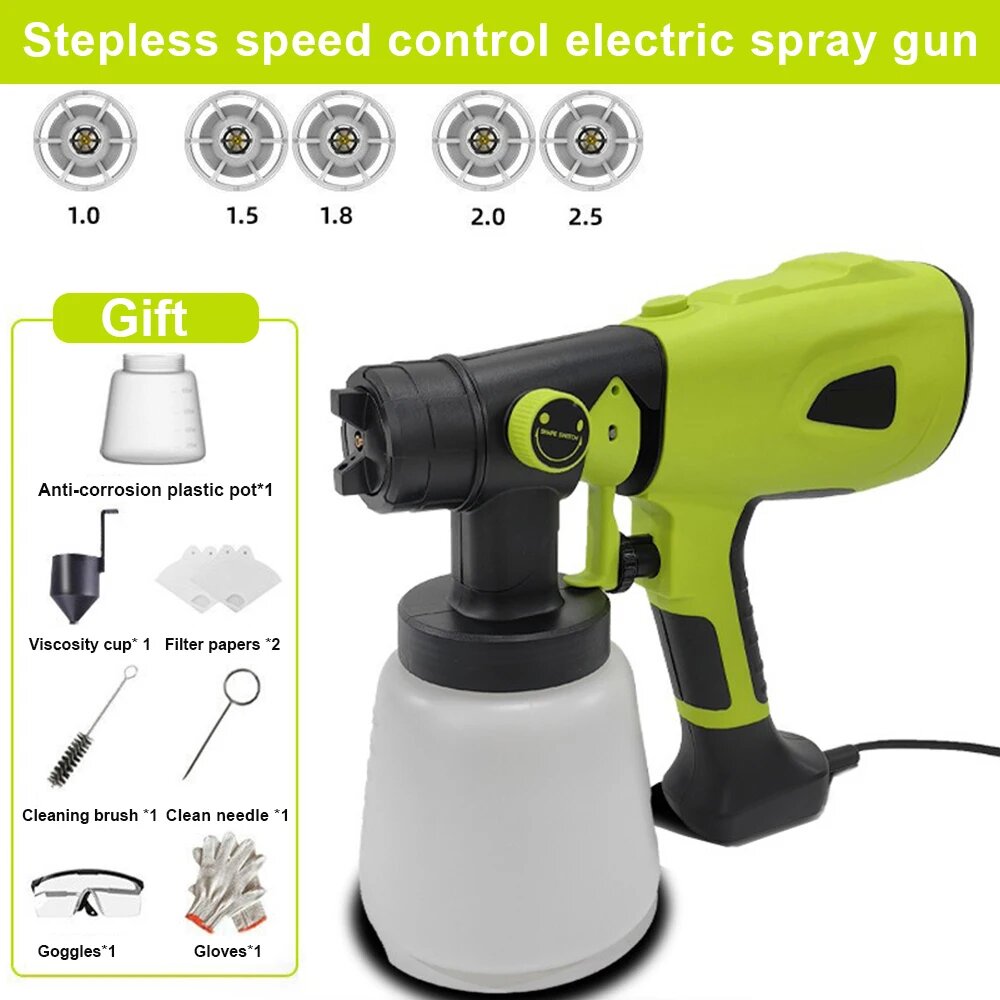 Электрический краскопульт DIZAINLIFE 800 мл