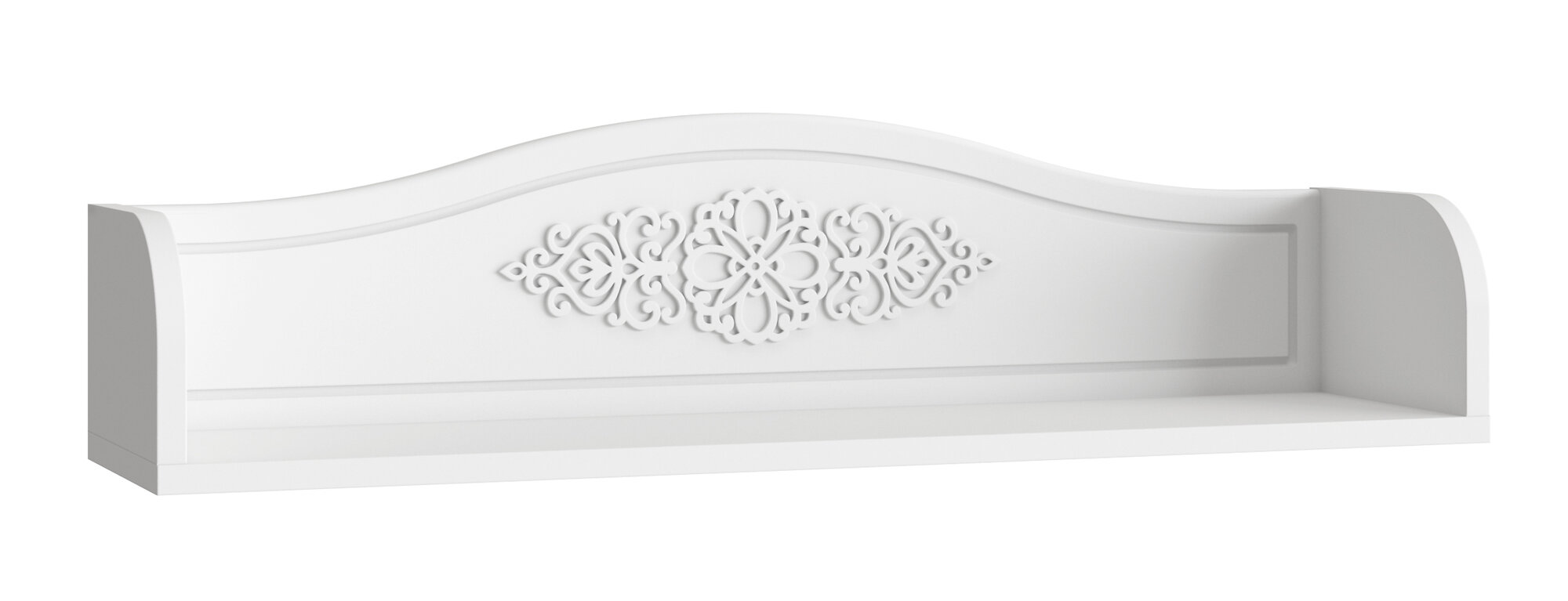 Полка навесная Compass Ассоль АС-49, белое дерево, МДФ, 80 см