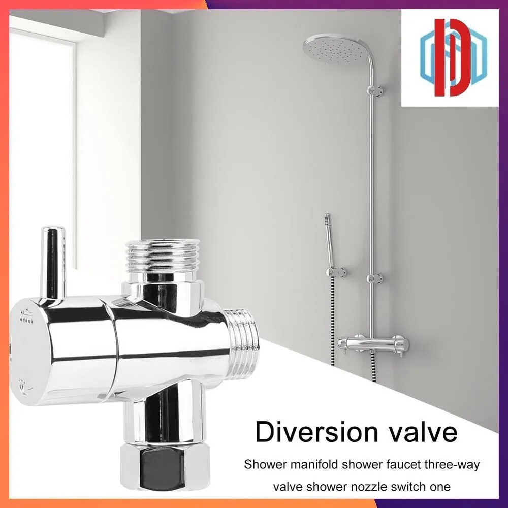 Переключатель дивертора душевой лейки, дивертор, Подходит для ванных комнат