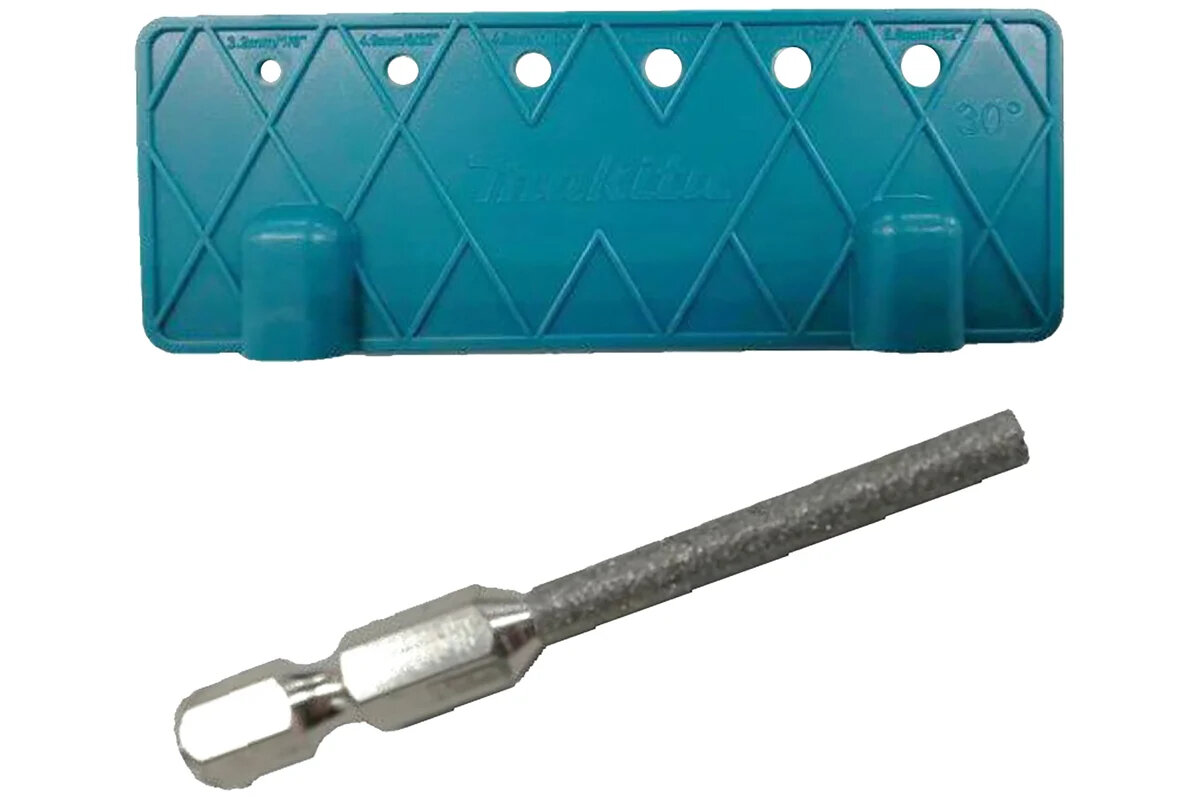 Напильник-бита Makita D-75627, для заточки пильных цепей, с шаблоном, 4.5 мм