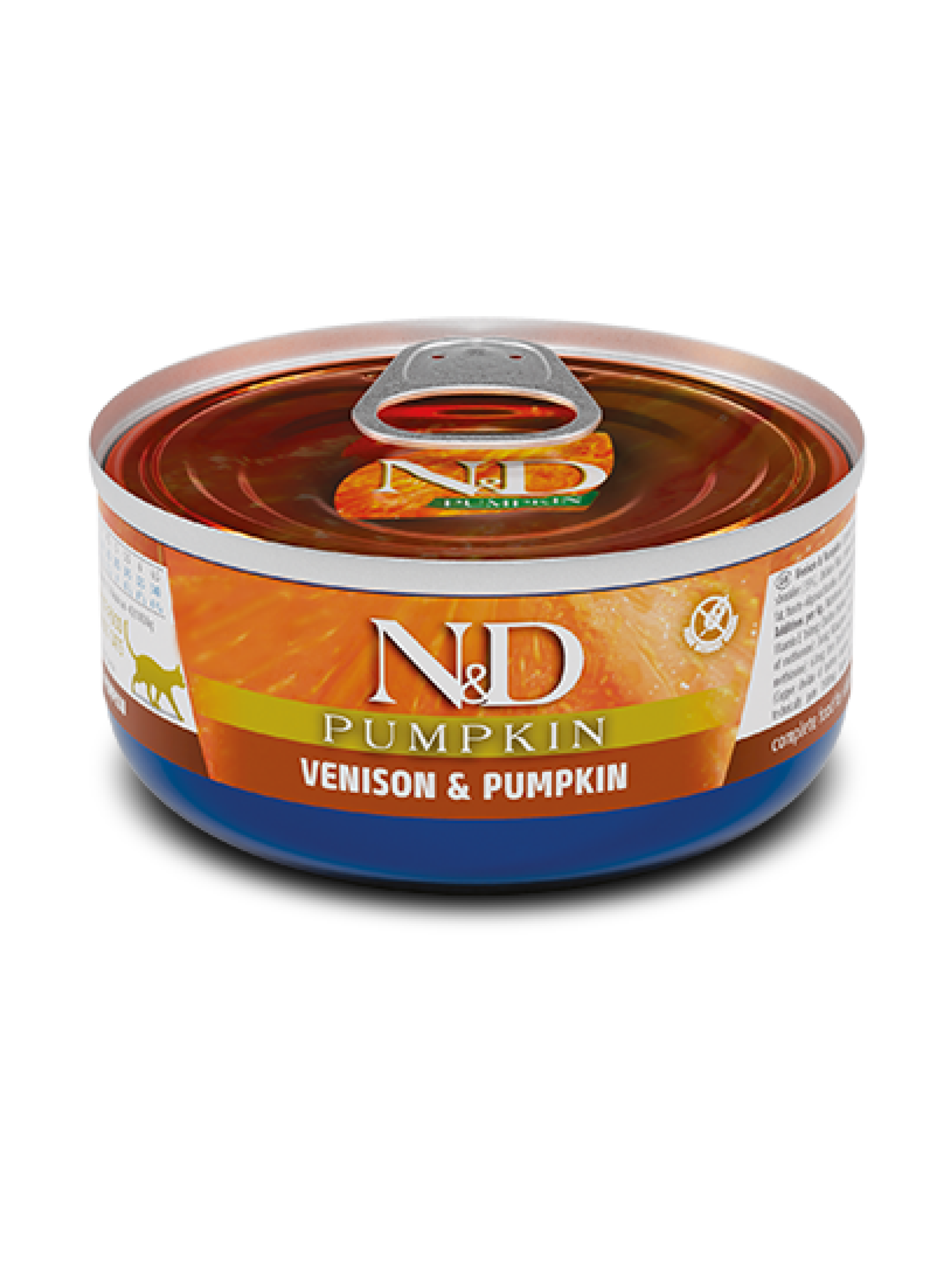 Влажный корм Farmina N&D Pumpkin для кошек с олениной и тыквой, 70гр