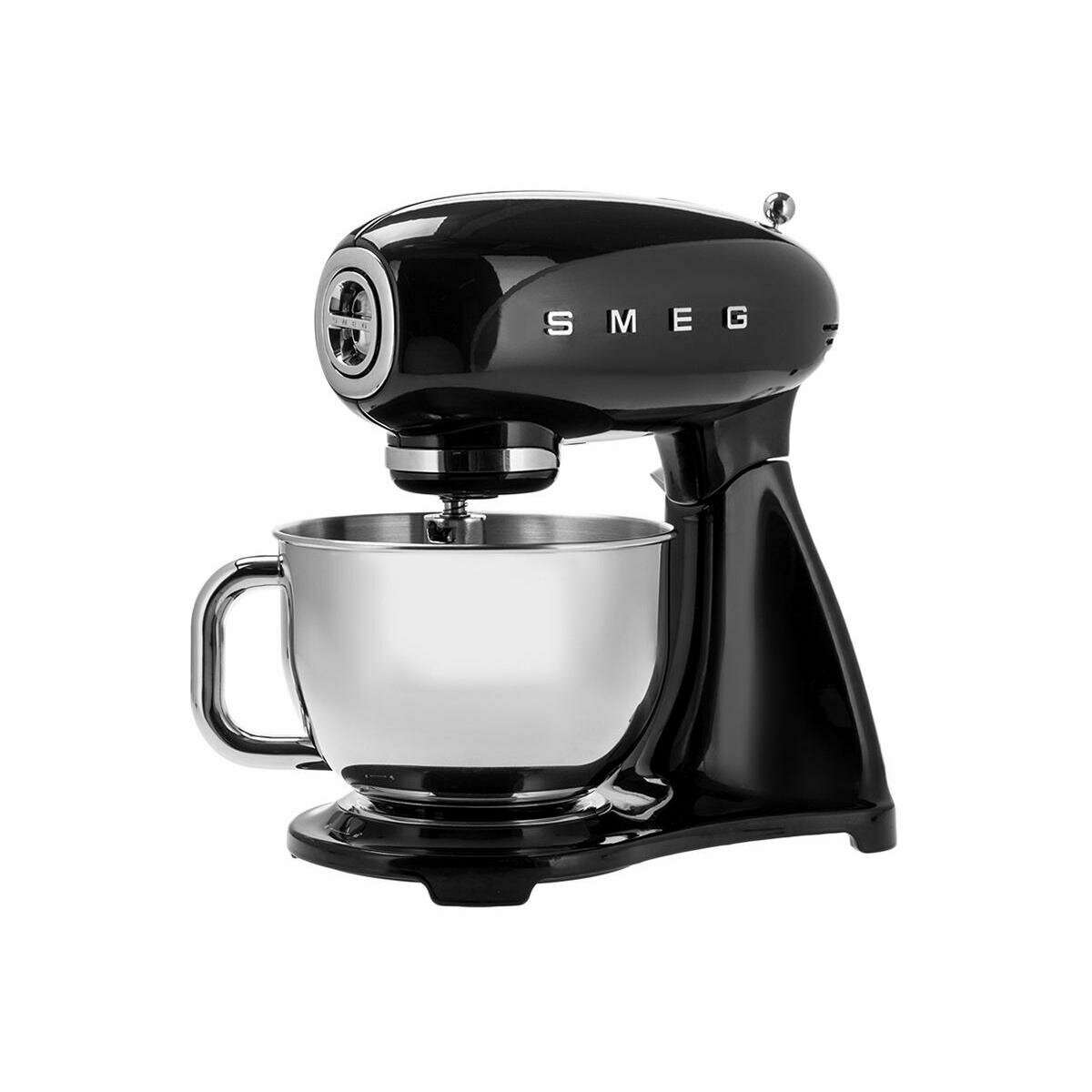 Миксер Smeg (SMF03BLEU), черный, планетарный, нержавеющая сталь, 4,8 л