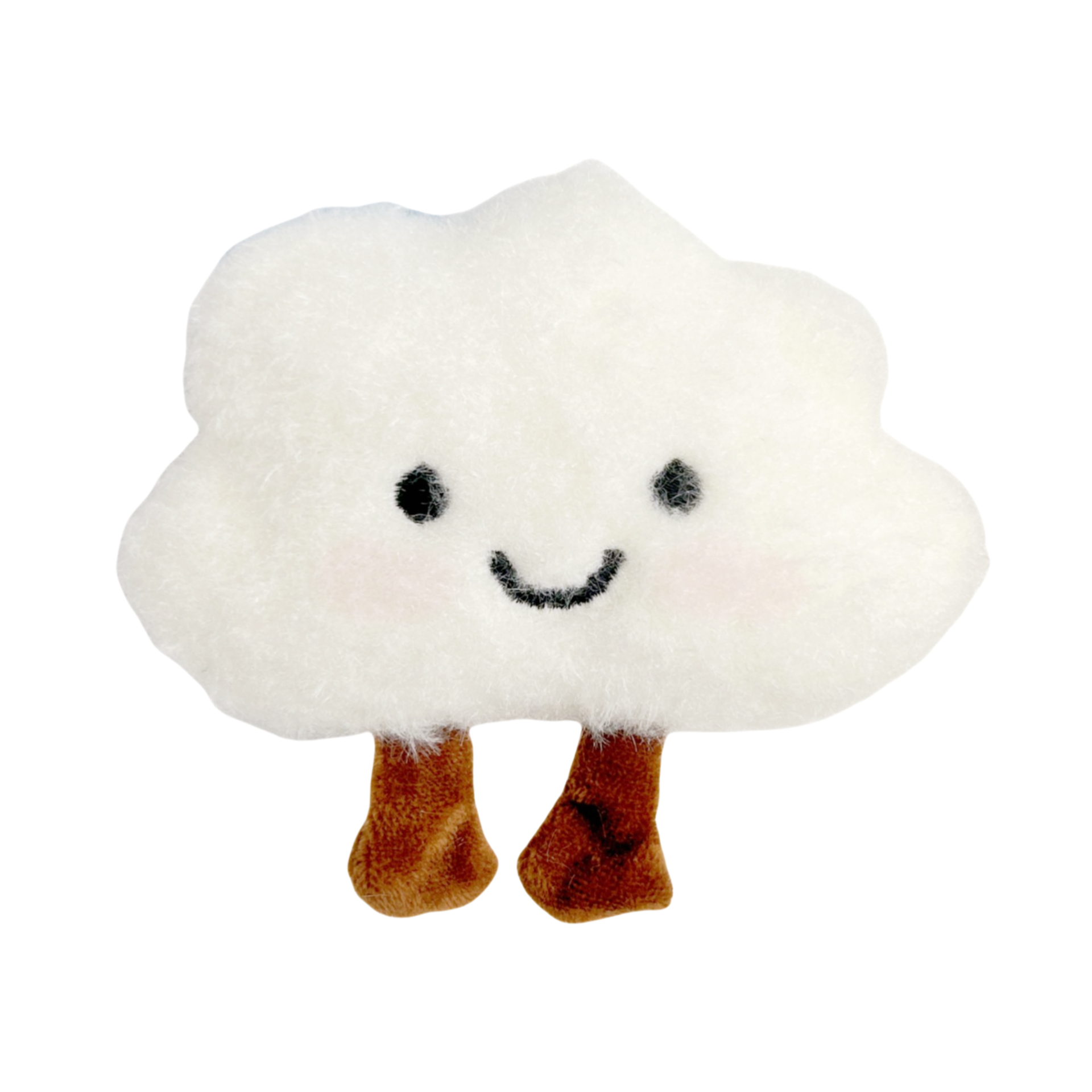 Плюшевая игрушка унисекс WANTONGLE Облачко из плюша, талисман, White Smile Cloud, высота 10 см