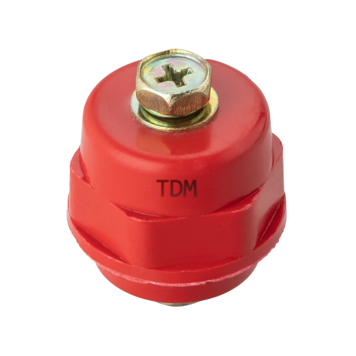 TDM ELECTRIC Изолятор силовой с болтом Н25хD27хМ6мм в упаковке 10 штук SQ0807-0007