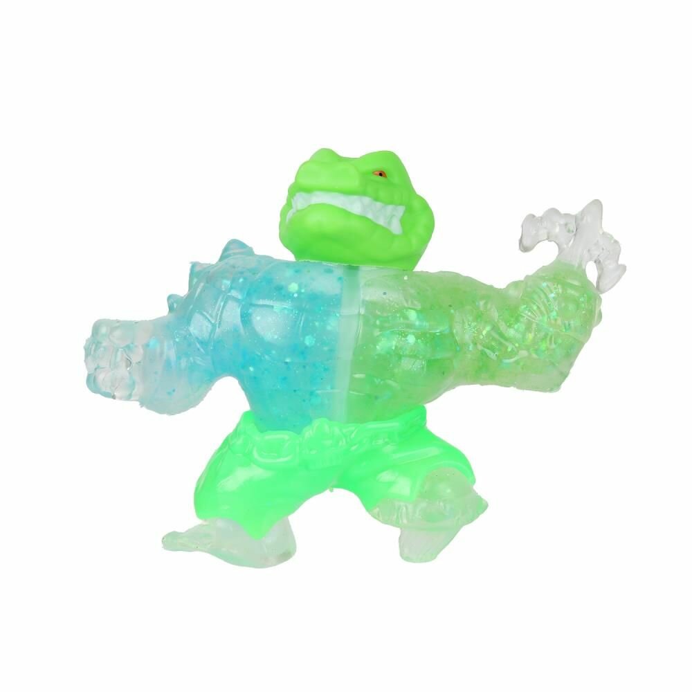 Игрушка-тянучка с блёстками зеленый, Супер Флекс