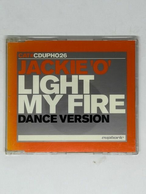 Музыкальный диск Jackie 'O'-Light My Fire (Dance Version) (CD, UK) '02 NM