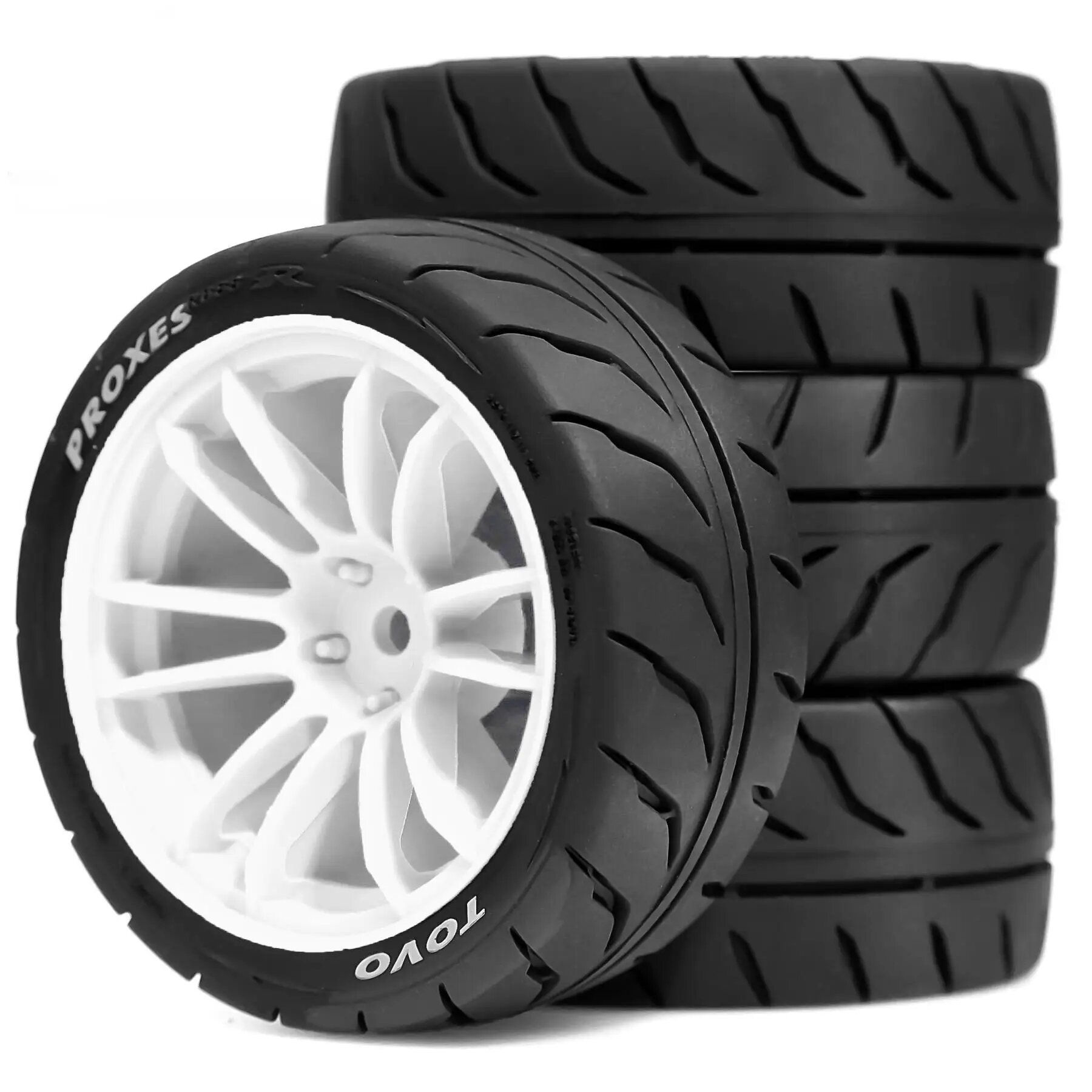 Резиновые шины WRC Rally 68 мм 12 мм Hex для RC автомобиля 1/10 Черный, 4pcs white