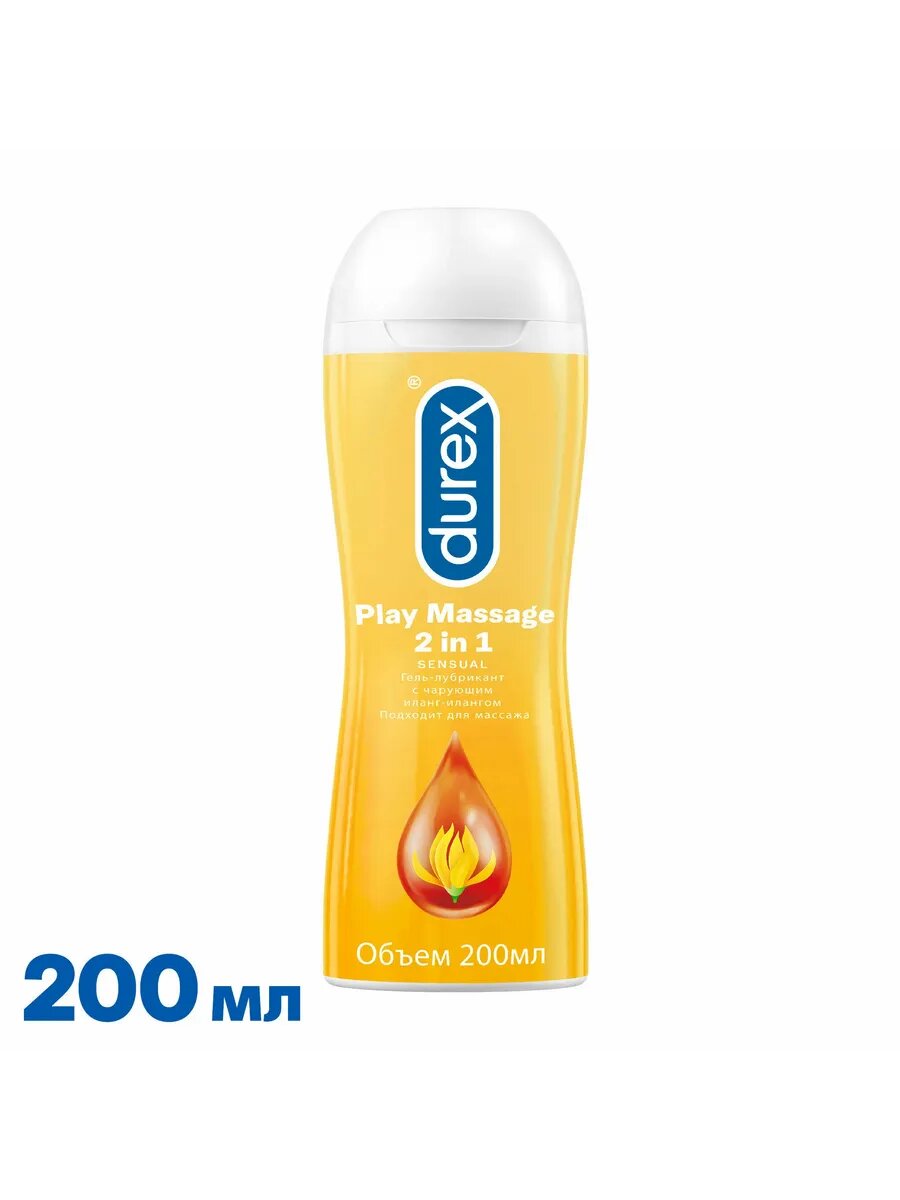 Гель-лубрикант Durex Play Massage 2 in 1 200мл