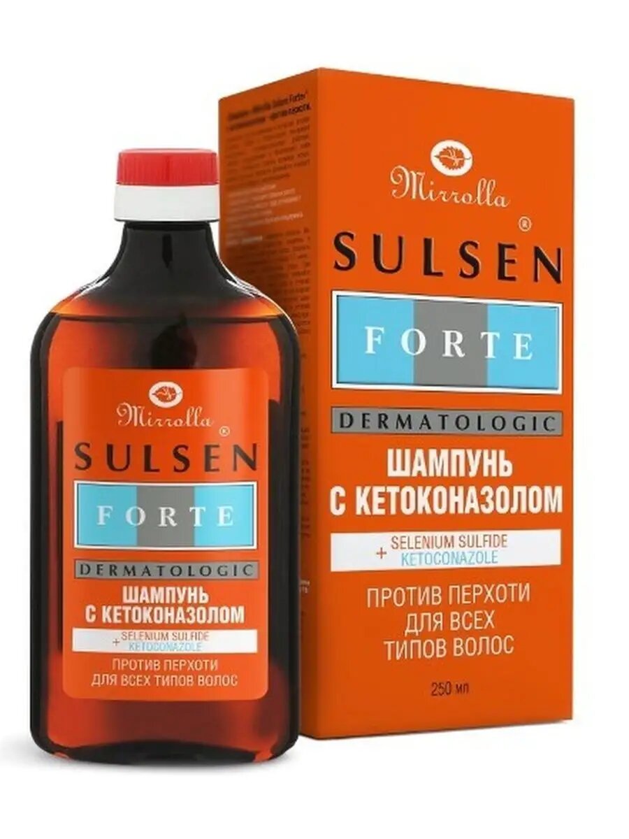Mirrolla sulsen форте сульсеновый шампун