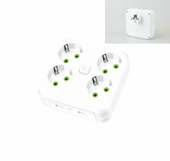 Умная быстрая зарядка от розетки usb+typec