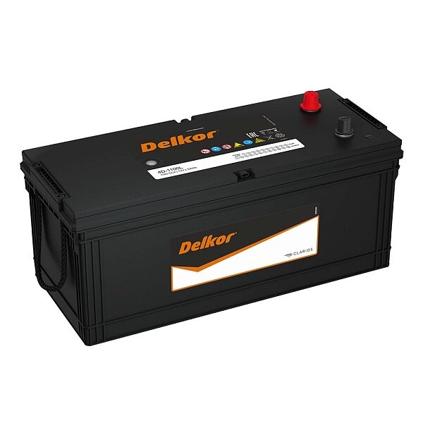 Аккумулятор автомобильный DELKOR 200 А. ч 1100А 4D-1100L, B.4 (507x213x231) D5 507x213x231