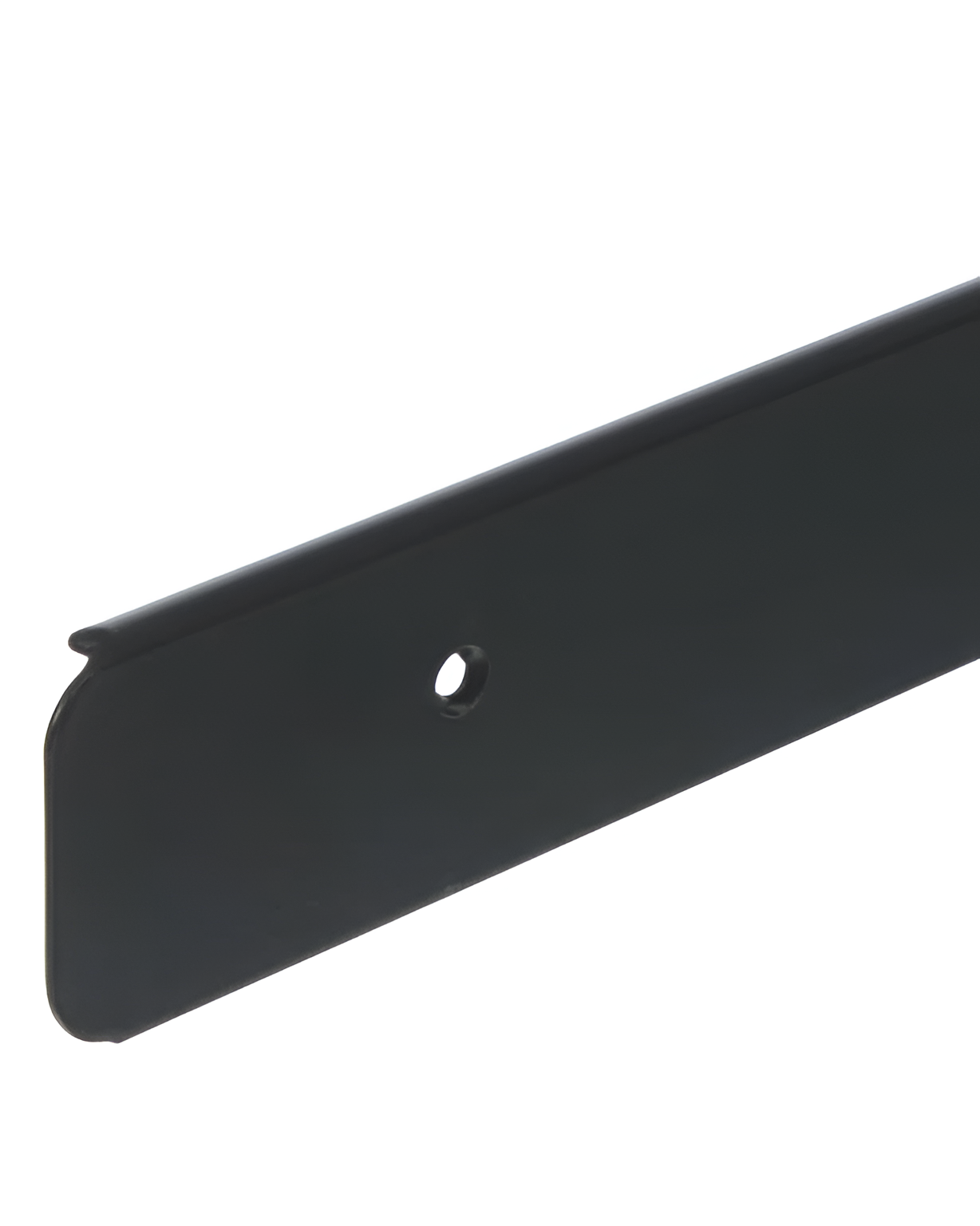 Торцевая чёрная планка для ширины 60 СМ для столешницы дсп толщиной 38 мм из алюминия, универсальная (левая/правая)