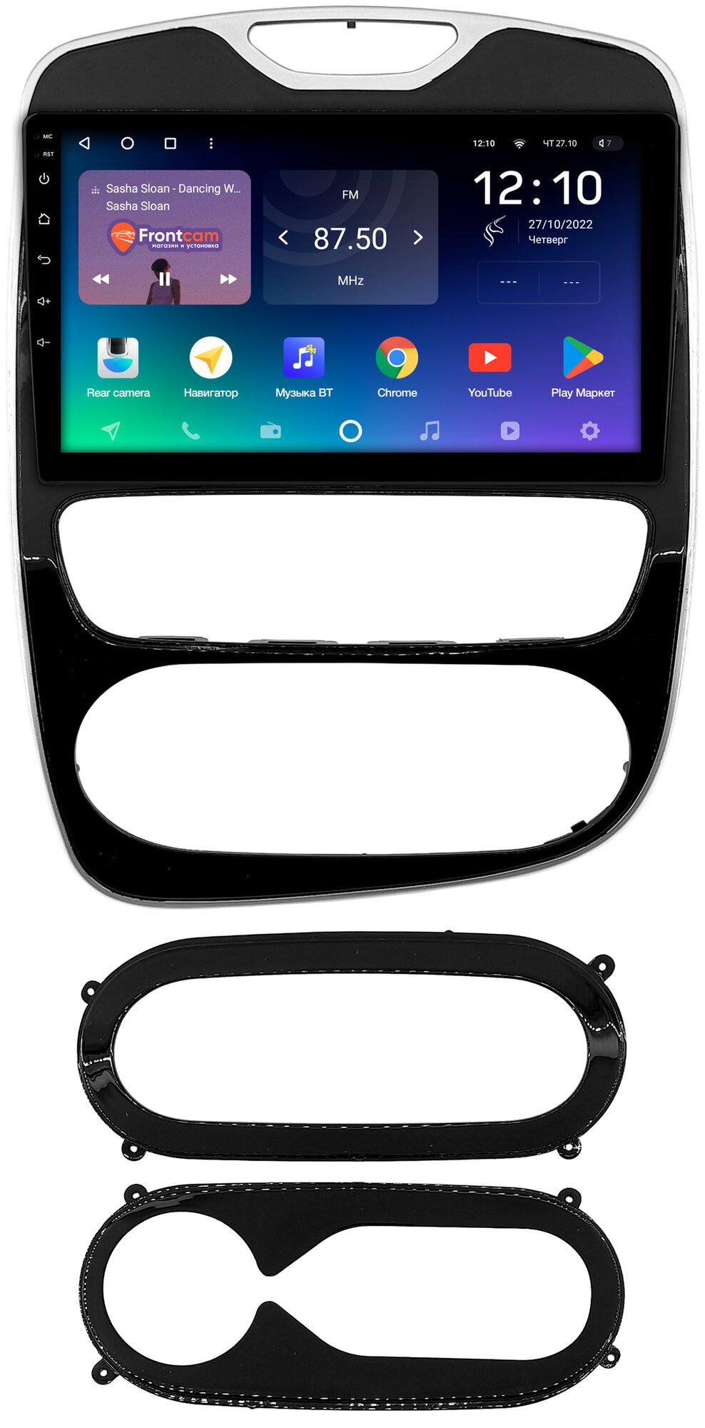 Штатная магнитола Teyes SPRO PLUS 4/64 10" RM-10-2808 Renault Clio 4 2016-2019 Android 10 (4G-SIM, DSP, IPS)