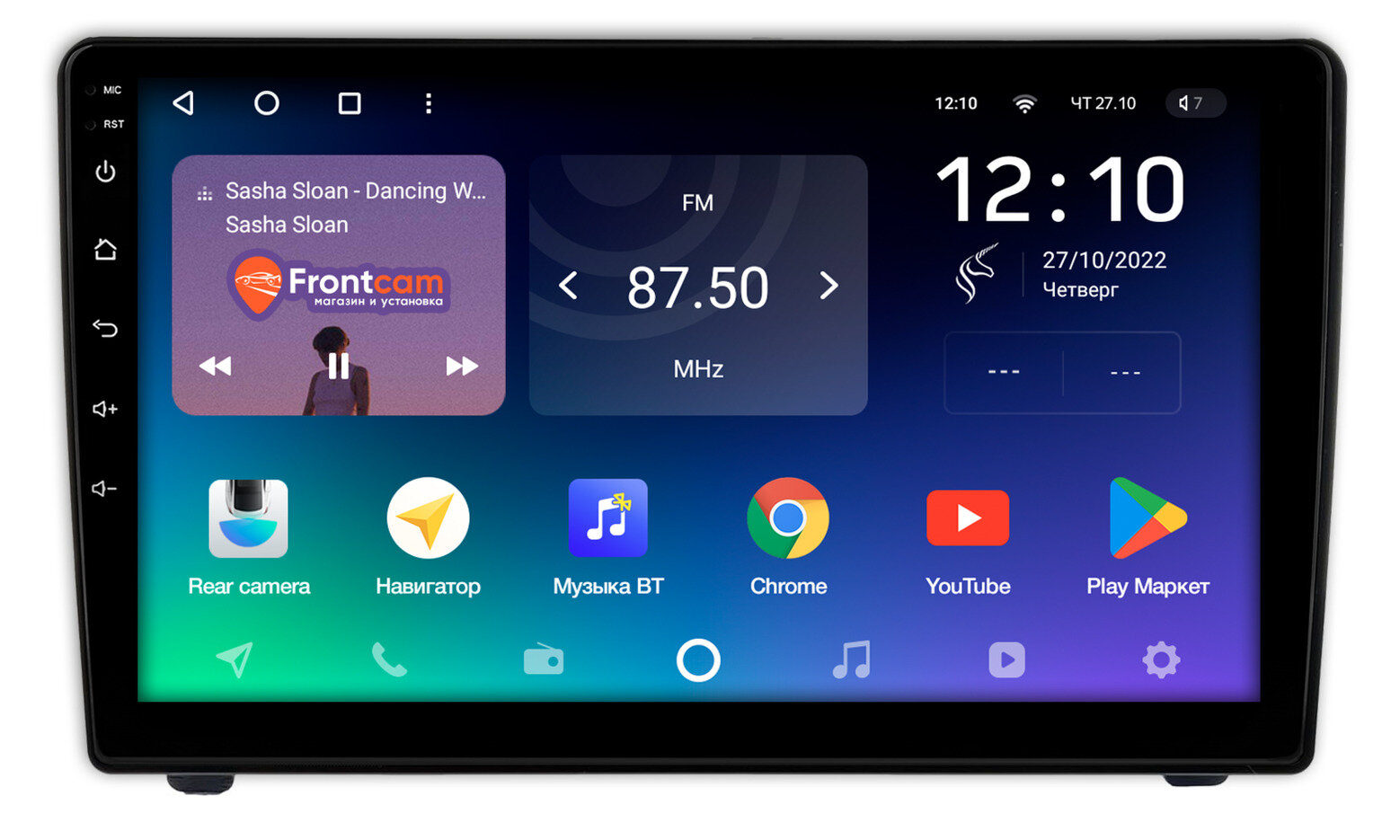 Штатная магнитола Teyes SPRO PLUS 4/64 9" RM-9-6720 Peugeot 407 2004-2011 (черная) Android 10 (4G-SIM, DSP, IPS)