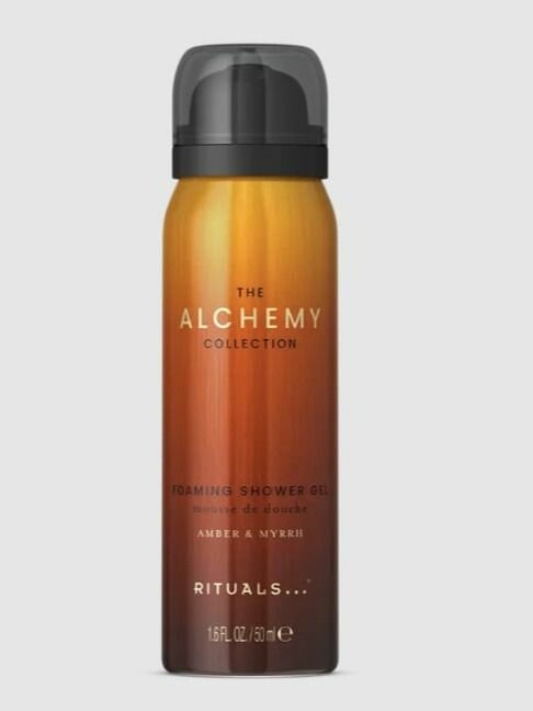 Rituals. Гель для душа "The Alchemy Collection" с теплым и опьяняющим ароматом янтаря и мирры, 50мл
